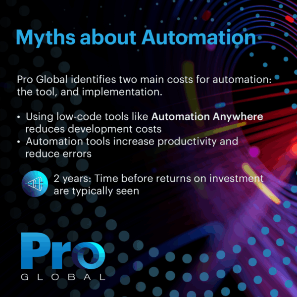 Myths about Automation - Pro Global